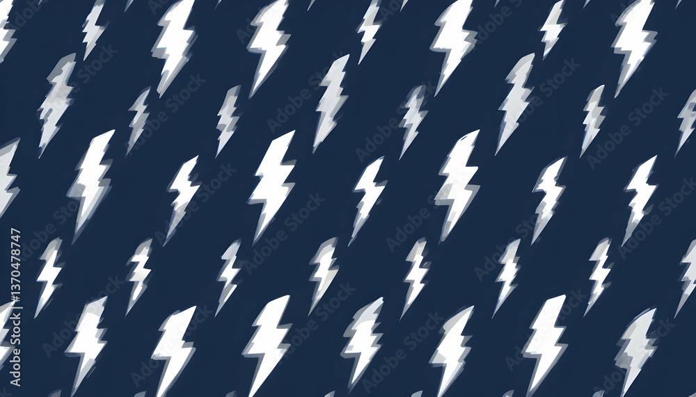 Electric Power Lightning Bolt Pattern Energy Background Design Flash ...