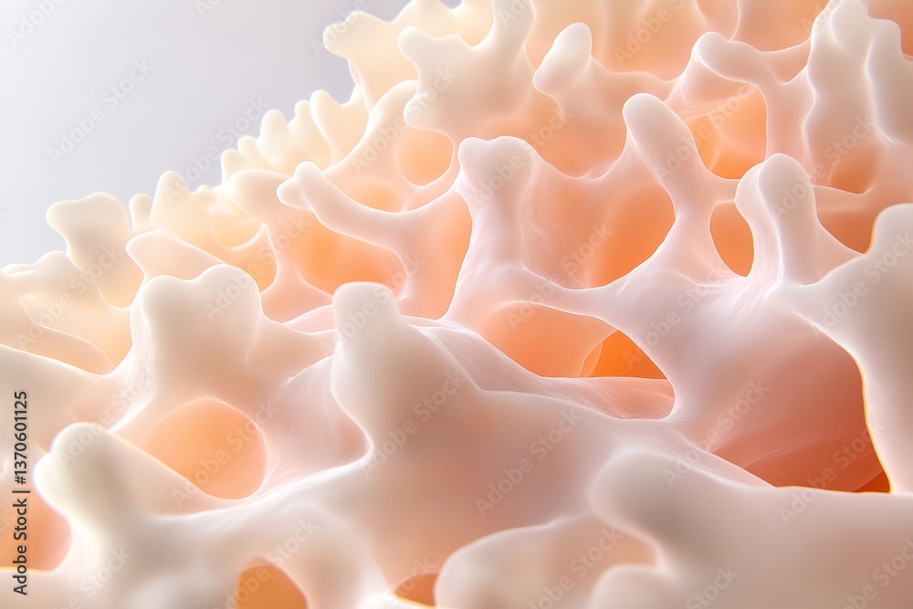 Cross-Section of Bone Marrow Affected by Leukemia, Abnormal Blood Cell ...