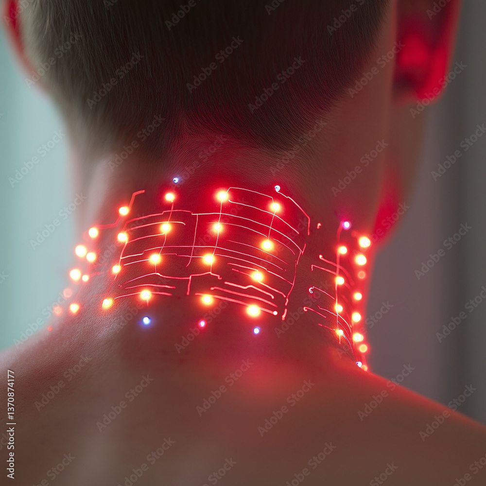 Laser therapy skin rehabilitation. Muscle relief. Wavelength medical ...