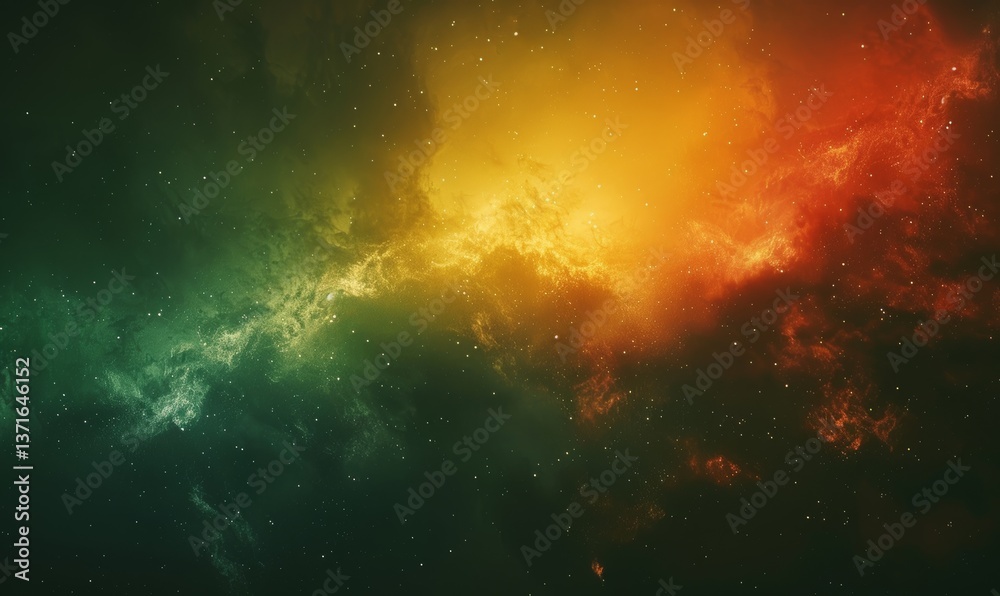 Large-format shooting of the iridescent northern lights, full-screen ...