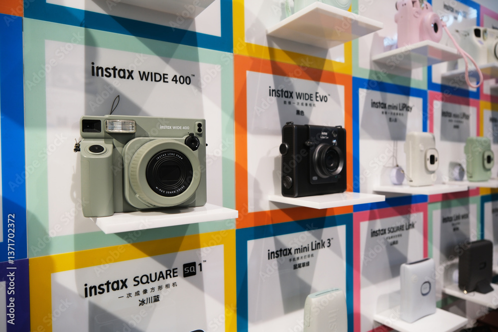 Shanghai,China-March 29th 2025: Fujifilm Instax Instant Cameras sell in ...