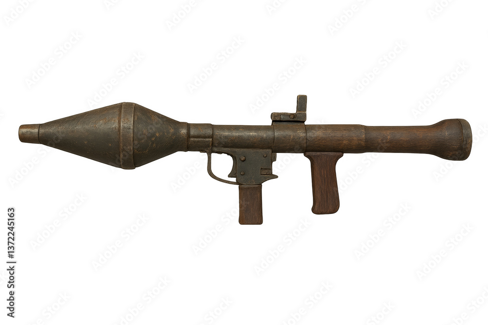 Vintage rocket propelled grenade launcher Stock Photo | Adobe Stock