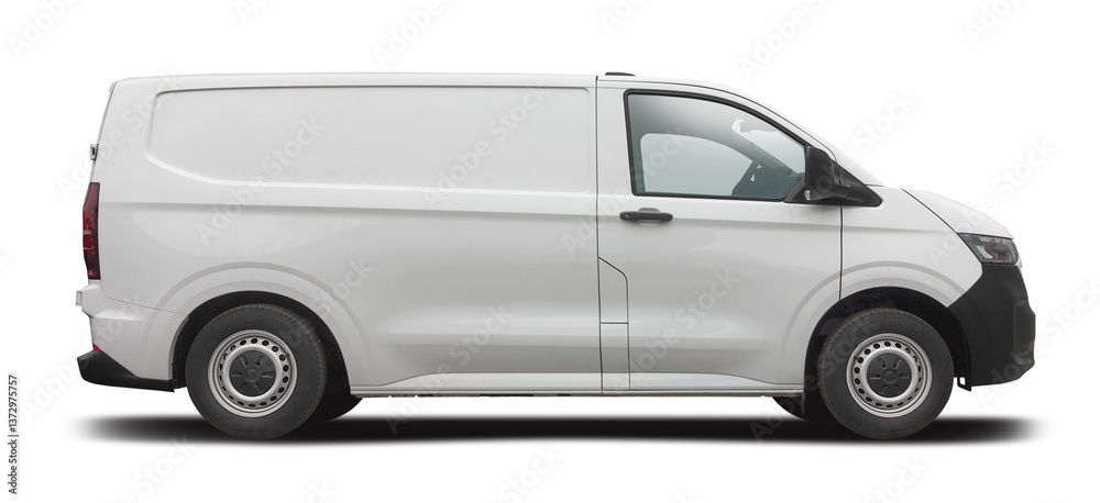 VW T7 Transporter van side view isolated on transparent background. PNG ...