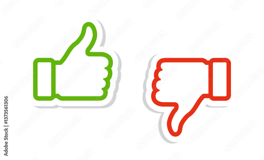 thumbs down symbol