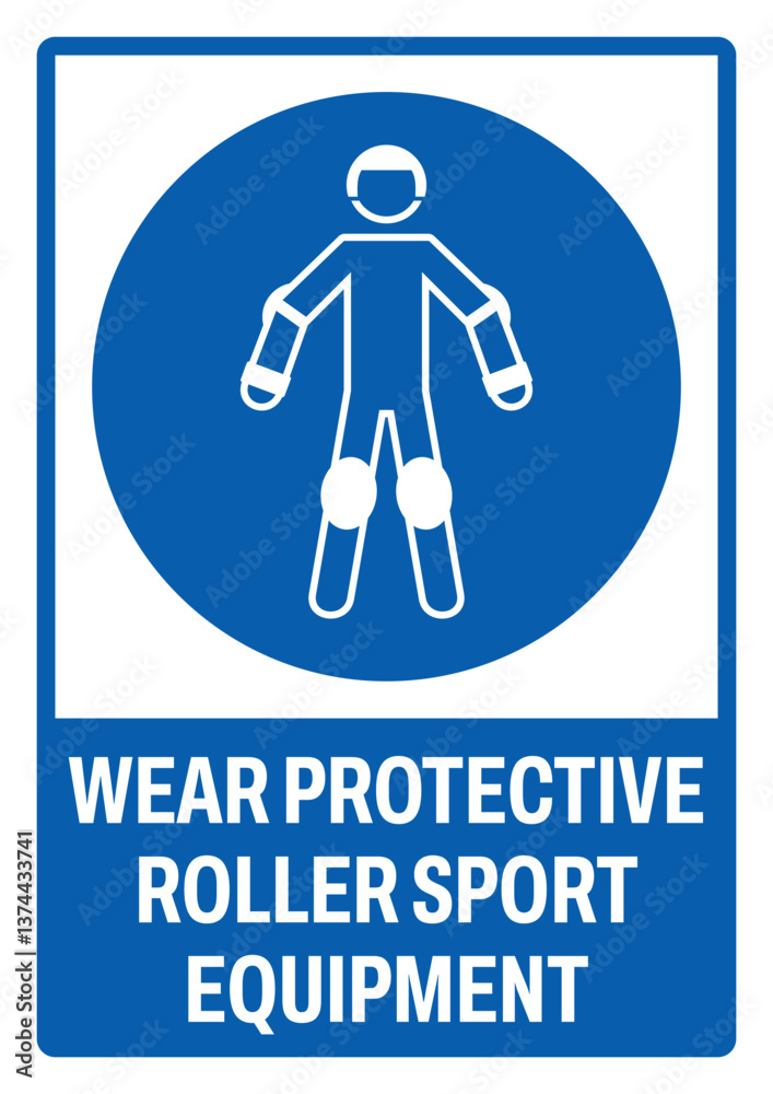 mandatory safety signs v2 uppercase text_wear protective roller ...