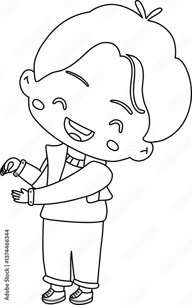 Printable eco friendly stamp outline coloring sheet featuring a ...