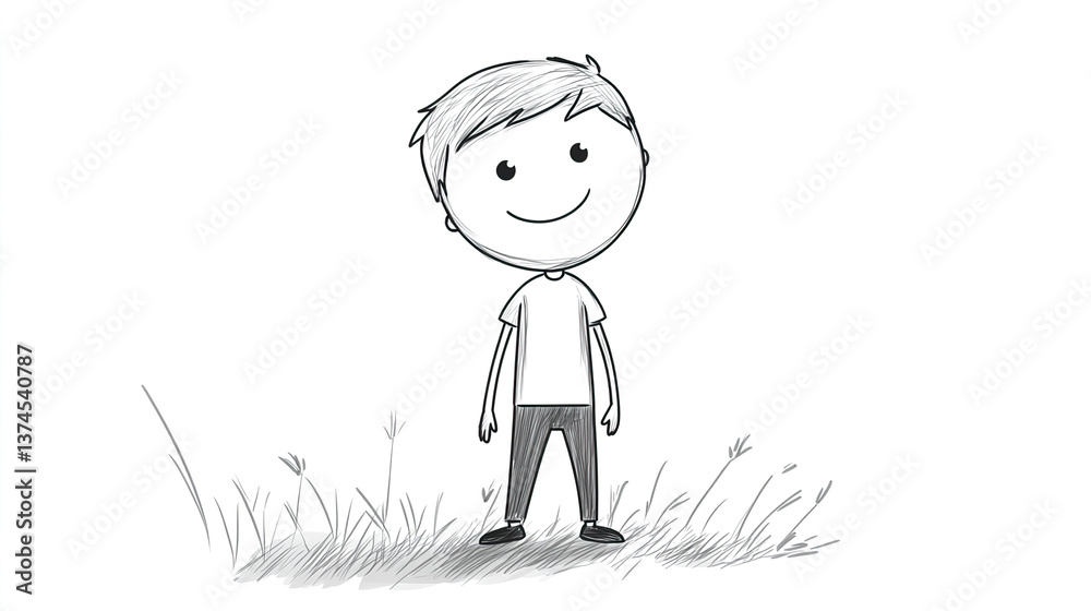 Stick Figure Animation Creation: AI-Assisted Art, Simple Character ...