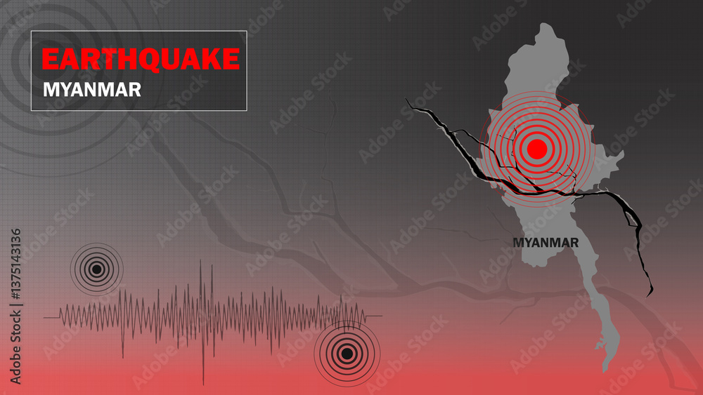 Myanmar. A powerful 7.7 magnitude earthquake has hit Myanmar, with a ...
