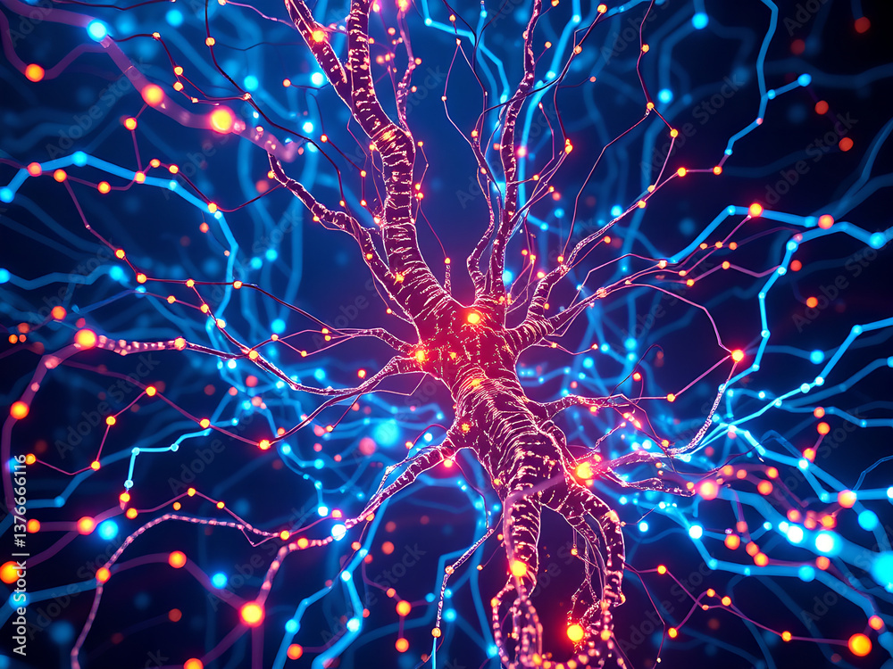 Mesmerizing Sci-Fi Digital Nervous System: 32K Hyper-Realistic Visuals ...