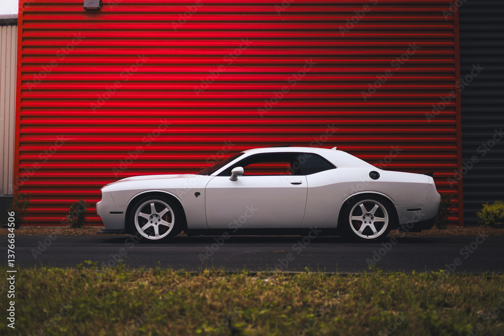 Dodge Challenger Hellcat in Katie, South Carolina, March 30, 2025 Stock ...