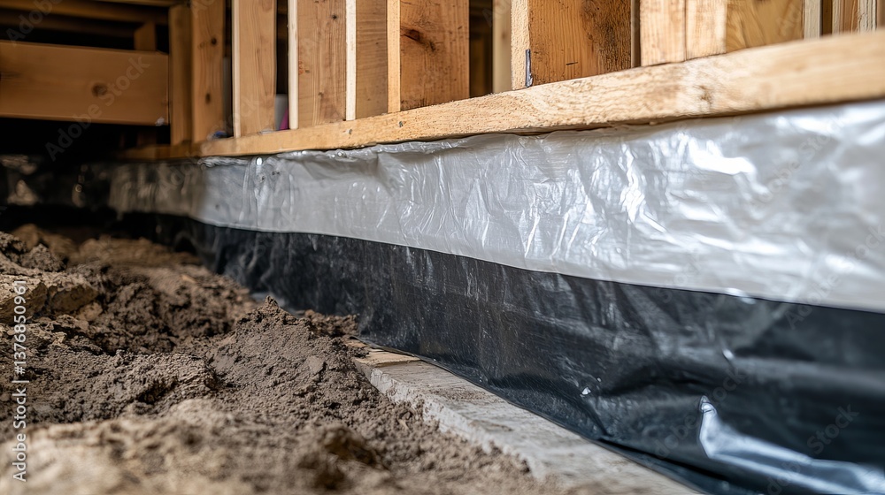 New Home Construction Basement Waterproofing Installation Process ...