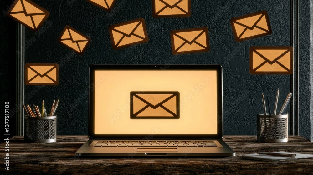 Overwhelmed by Emails? Tips for Managing Your Inbox Effectively Stock ...