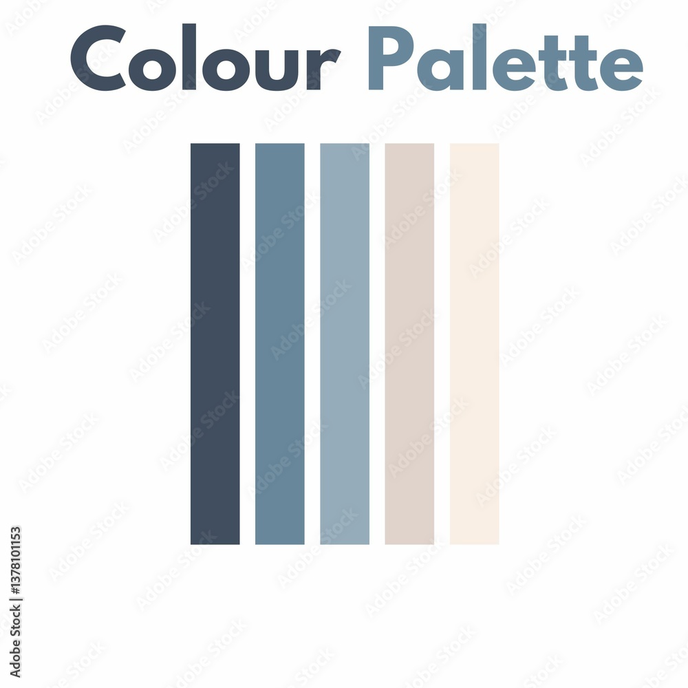 Color Palette, Color Template Chart for your design. Color Chart, Print ...