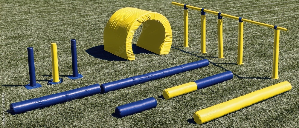 Agility training event compact starter kit bundle for tunnels and ...