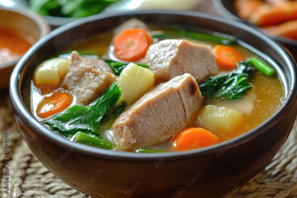 Filipino Cuisine: Sinigang na Baboy (Pork Sinigang) - Traditional Pork ...