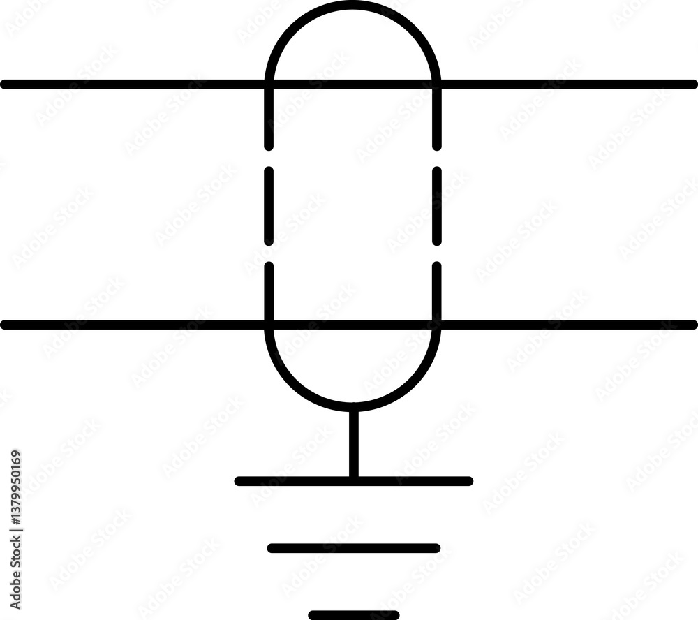 Electronic circuit symbols. Graphic symbols for electrical components ...