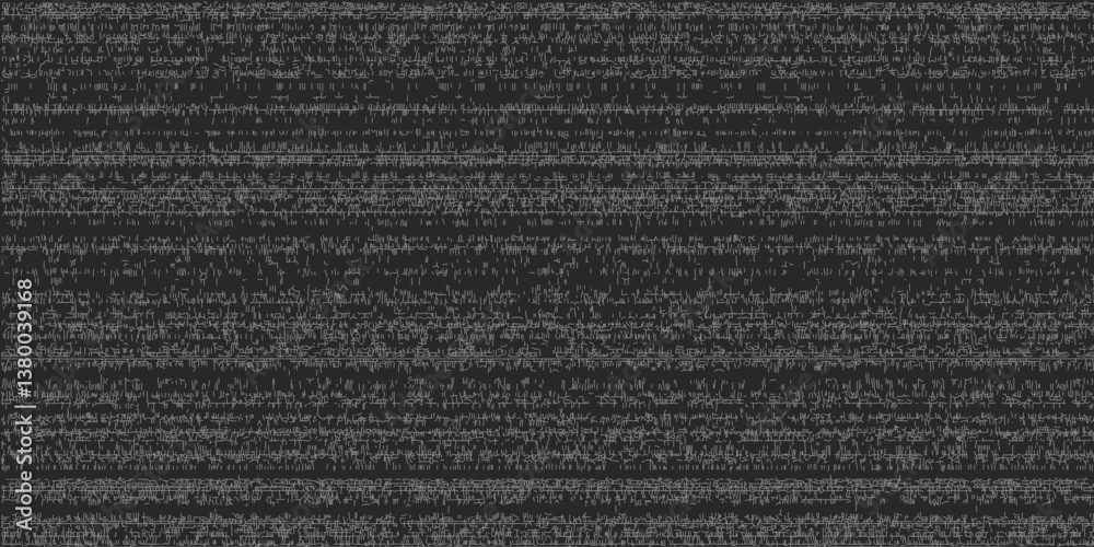 Screen noise interference isolated on dark background. Looped animation ...