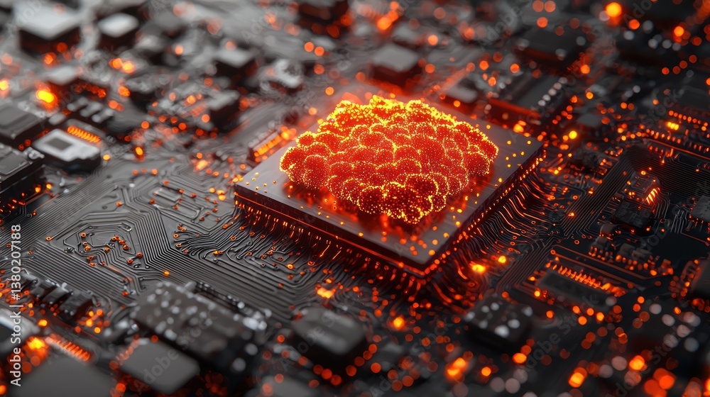 Visual Representation of Digital Language Model Efficiency and AI ...