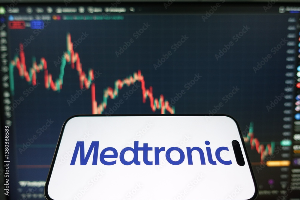 Kiel, SH, Germany, 04-03-2025: Medtronics Logo Displayed Against a ...