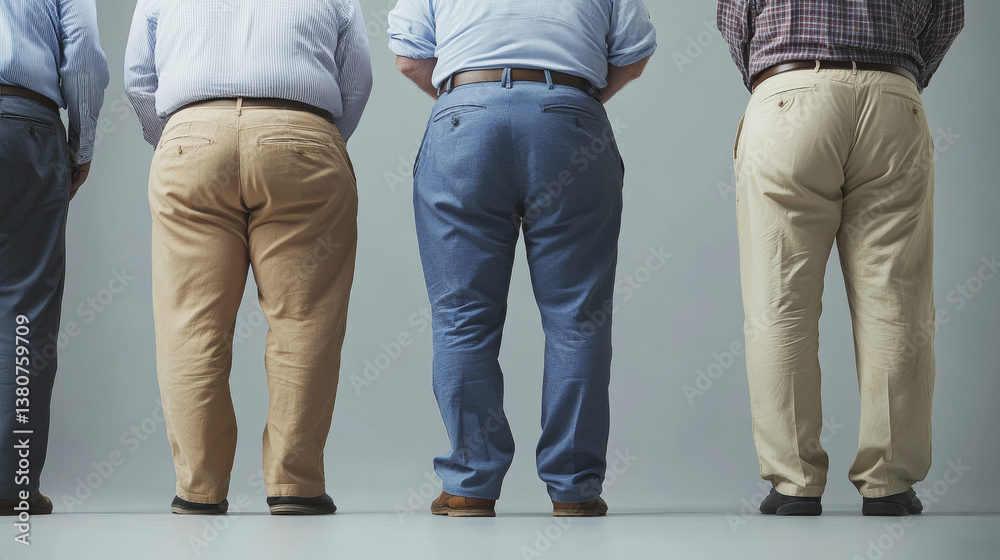 Man body mass index info chart. Male silhouette medical infographic ...