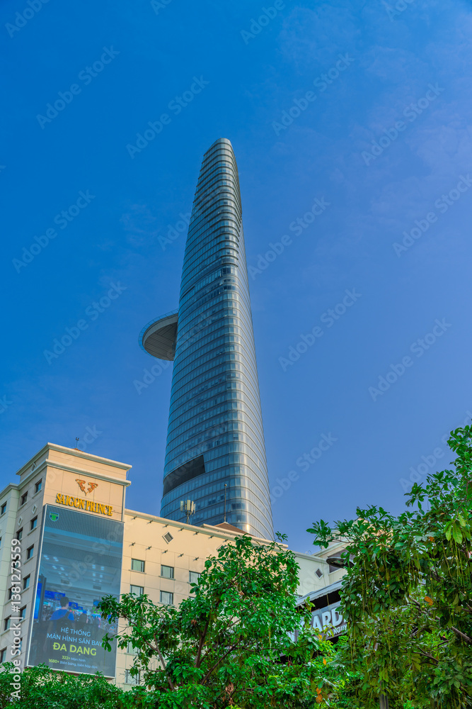 26 March 2025 Old Apartment block and commercial buildings in Saigon ...