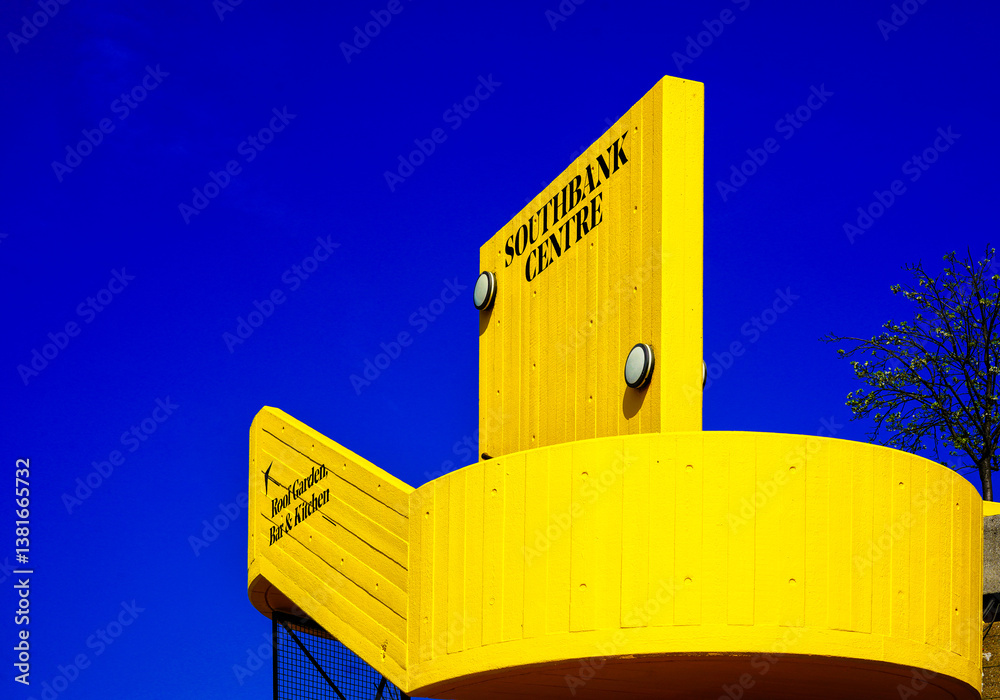Lettering Name Signage, Iconic Yellow Structures, Yellow Staircases Of ...