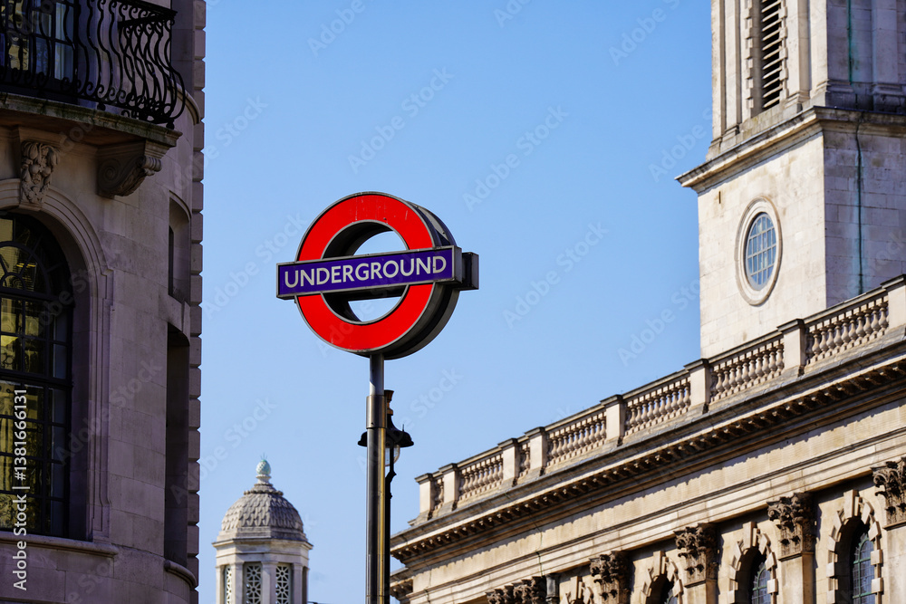 Public Transport Signage, TFL British Rail Network, Charing Cross ...