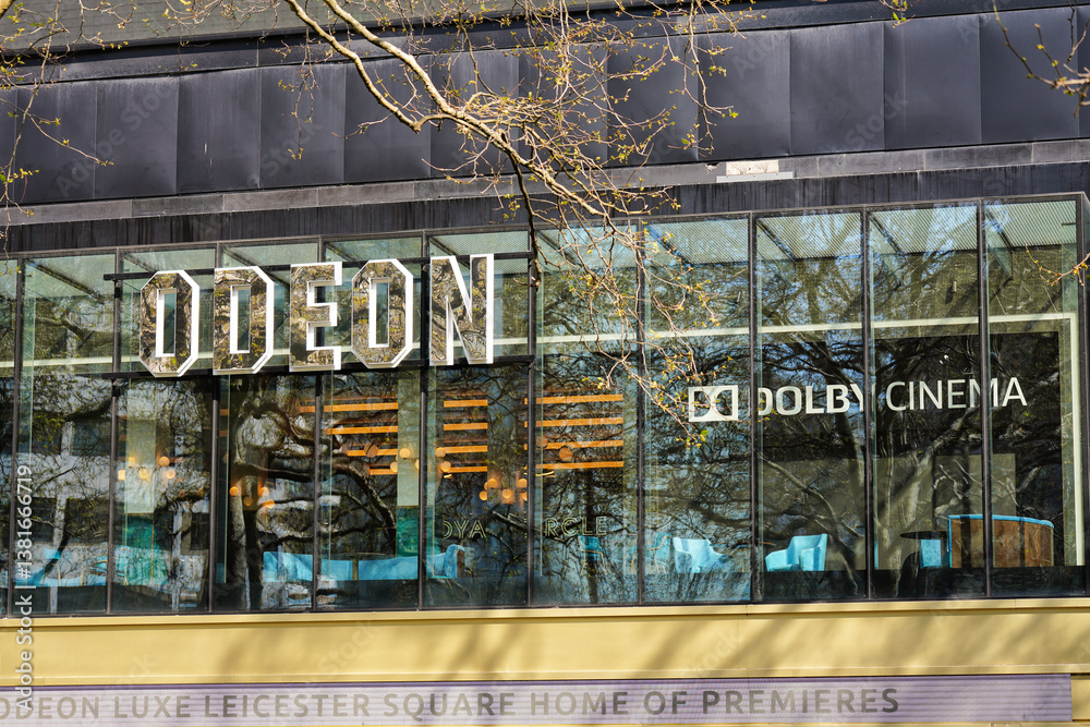 Iconic Odeon Dolby Cinema Building, Luxury Odeon Luxe Movie Theatre ...