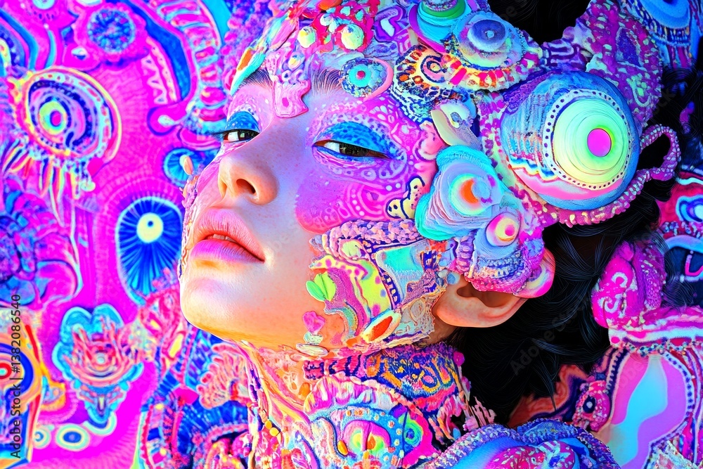 Science of brain. Strange thoughts. Hallucination - due to ayahuasca ...