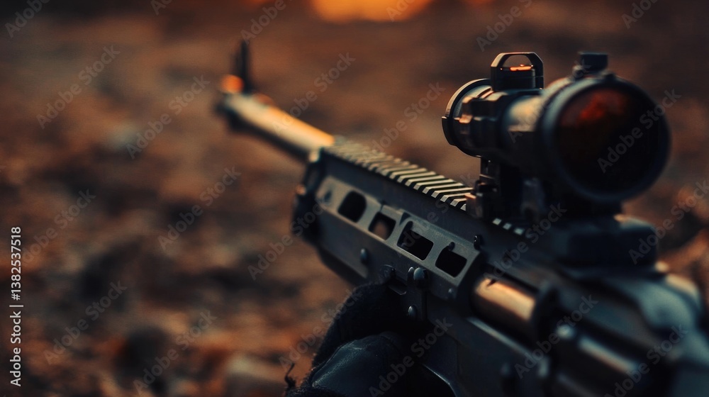 M249 Minimi Light Machine Gun with Scope, Army Mag and Assault Weapon ...