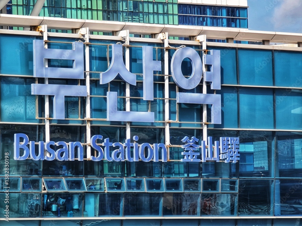 Busan, South Korea on 8 Nov 2024. Visiting Busan Station Building ...