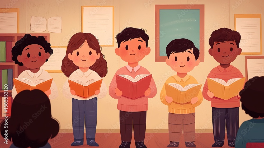 Engaging class activity with diverse students reading aloud in an ...