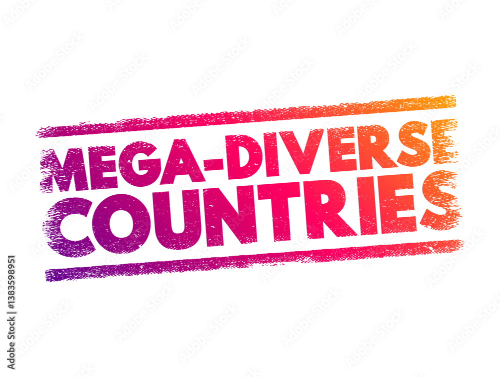 Mega-diverse countries - those that house the largest indices of ...
