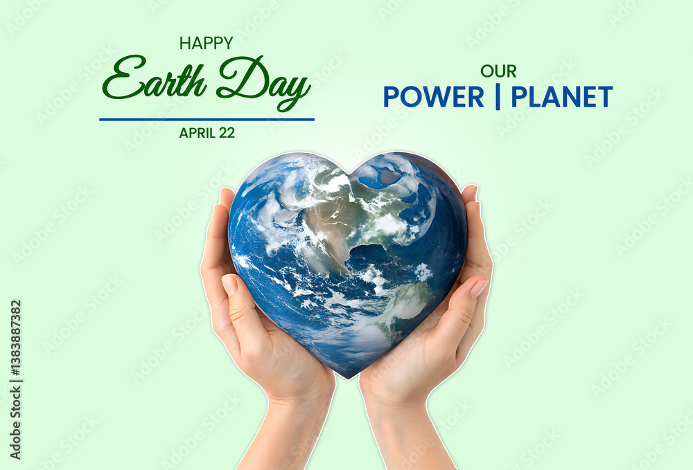 Earth day 2025 concept. Banner concept of Earth day 2025. Happy Earth ...
