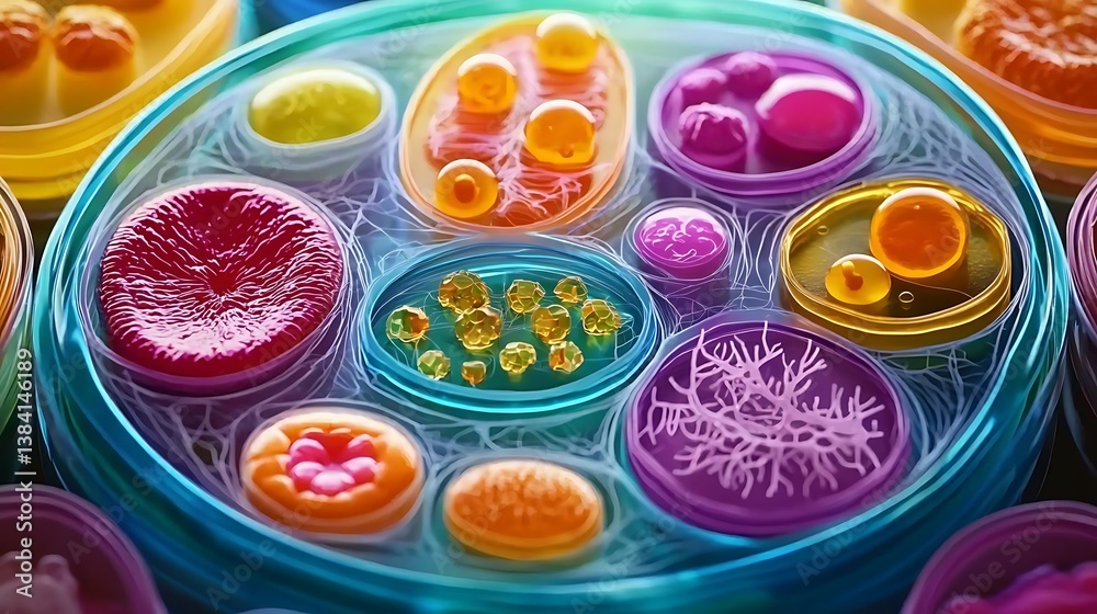 Observe and analyze plant and animal cells under a microscope. Compare ...