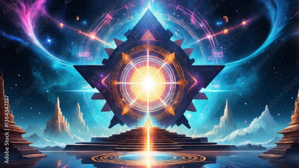 Bright shining star in the night sky symbolizing celestial wonder and ...