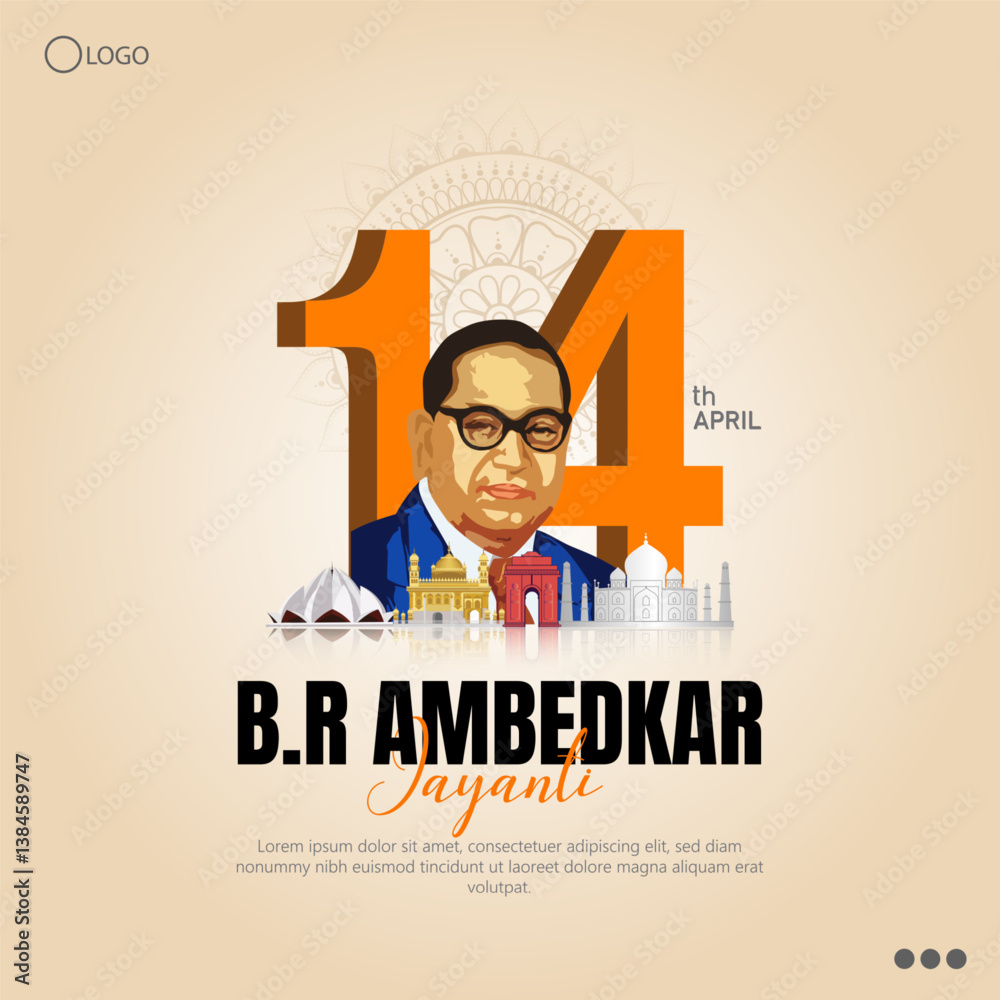 BR Ambedkar Jayanti is celebrated on April 14th to honor the birth ...