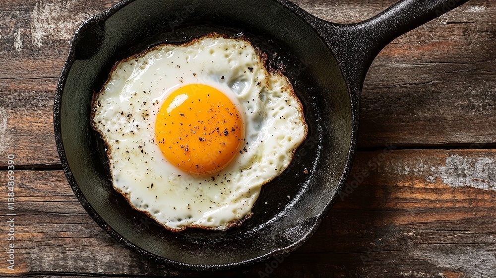 How to cook a fried egg in a cast iron skillet: easy breakfast recipe ...