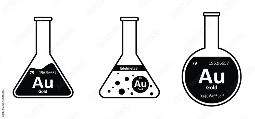 Gold, atomic number 79, symbol Au, from Latin: aurum. Gold is a ...