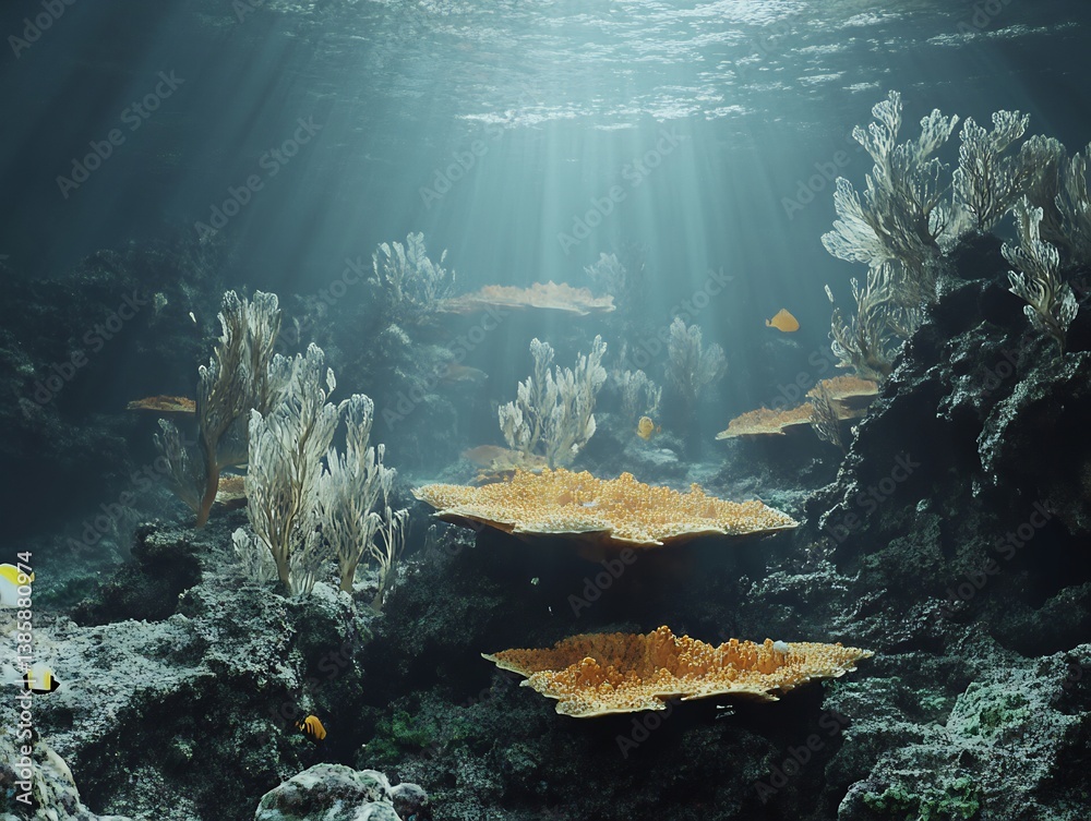 Majestic representation of natural selection oceanic environment where ...