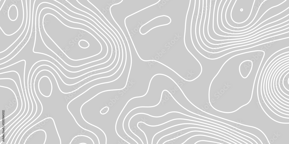 World Map Vintage Old-Style. Topographic contour map lines. The ...