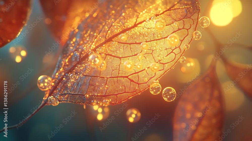 Mesmerizing visualization of oxygen bubble forming inside leaf ultra ...