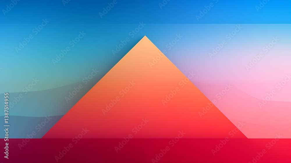 Arrière-plan et fond de coloré. Formes géométriques en formes de ...