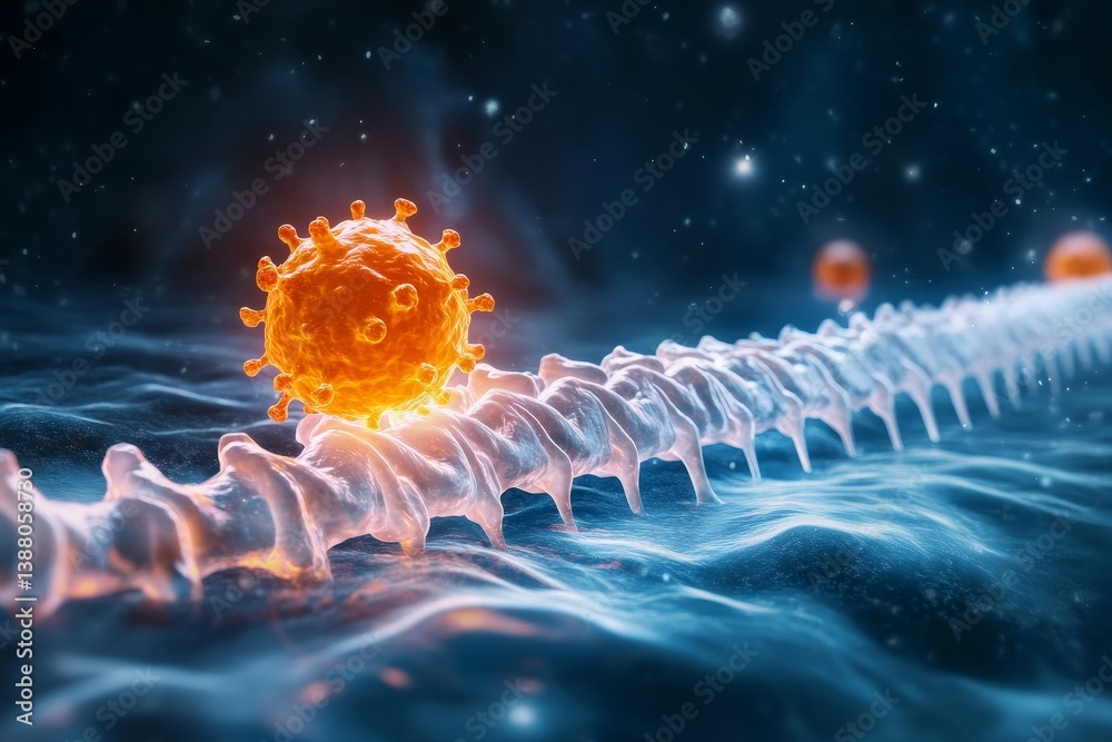 High-Resolution Visualization of Viral Interaction with Cellular Structure A Deep Dive into the ...