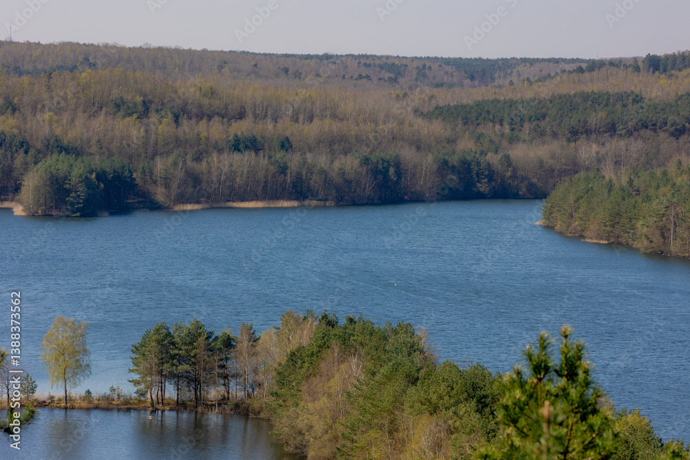 Stock-Foto „Terhills national park, Blue lagoon, Mountains, Tree and ...