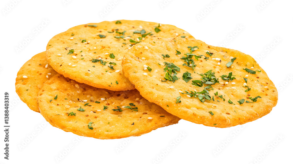 traditional indian gujarati food deep fried bread puri or Poori also ...