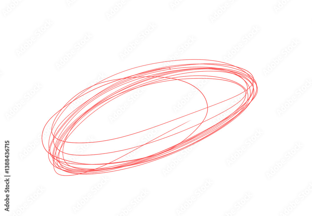 red Doodle scribble scrapbook Stock Illustration | Adobe Stock