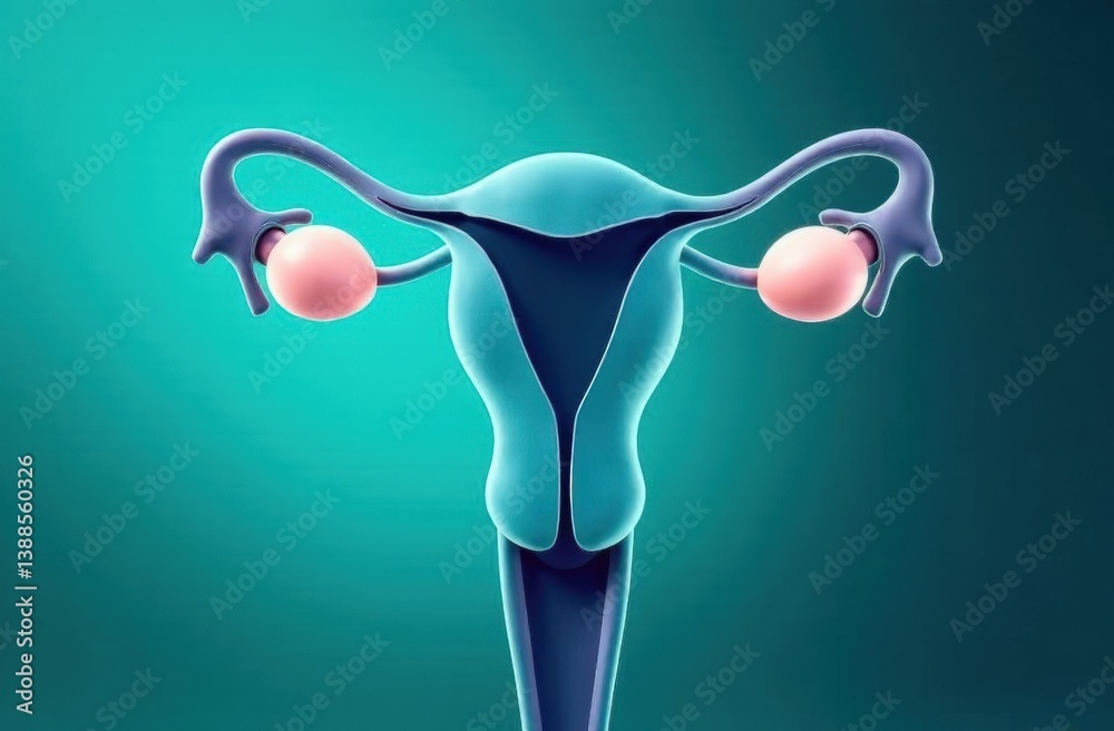 Uterus. Women Health. Female reproductive system, cycle. Human anatomy ...