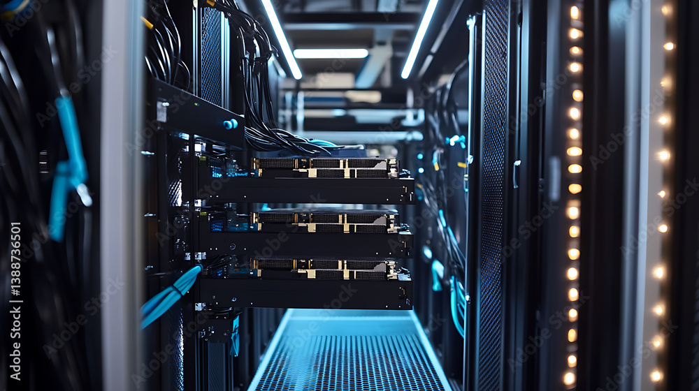 State of the art robotic arms assembling high performance computing ...