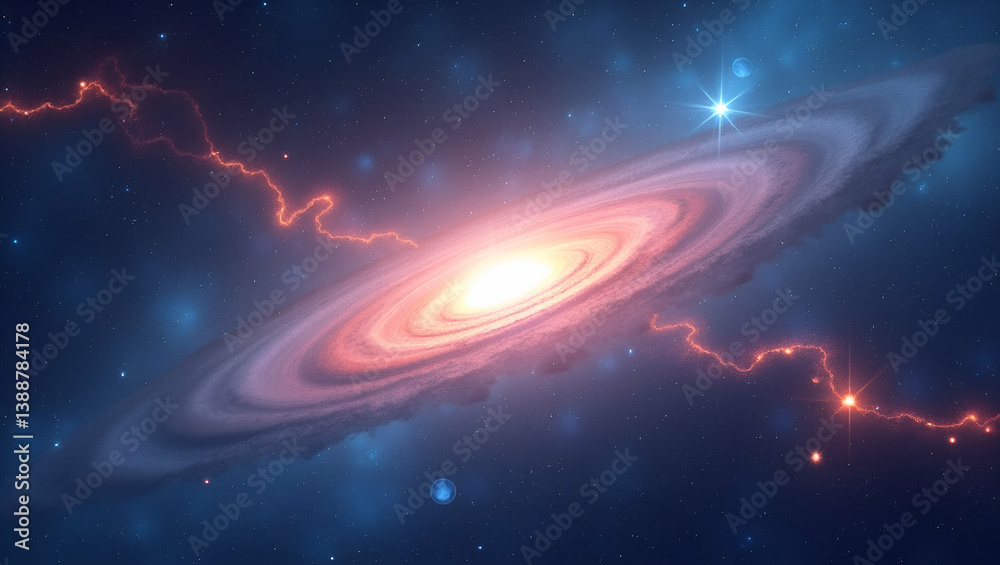 Flat Wallpaper design showcasing cosmic background radiation as an ...